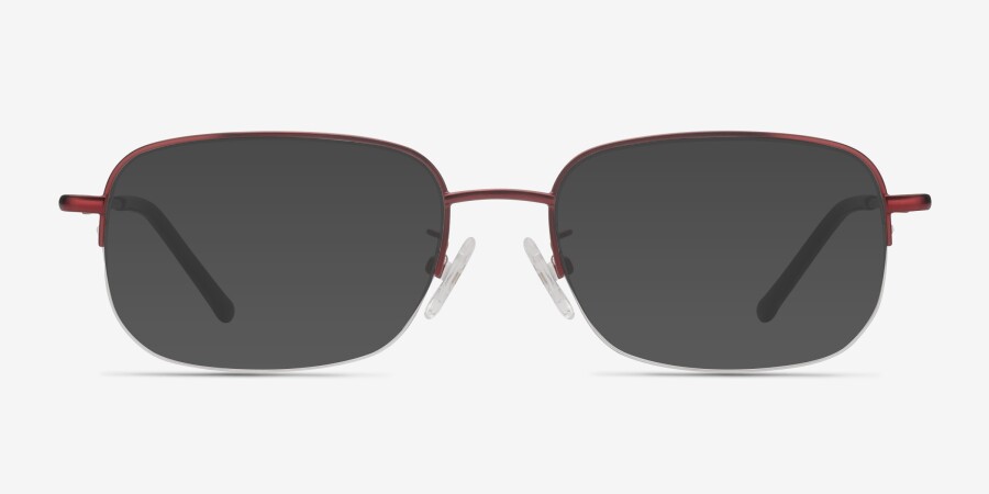 Munroe Rectangle Red Glasses for Women | Eyebuydirect