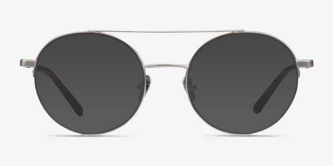 Miller Aviator Silver Semi Rimless Eyeglasses | Eyebuydirect Canada