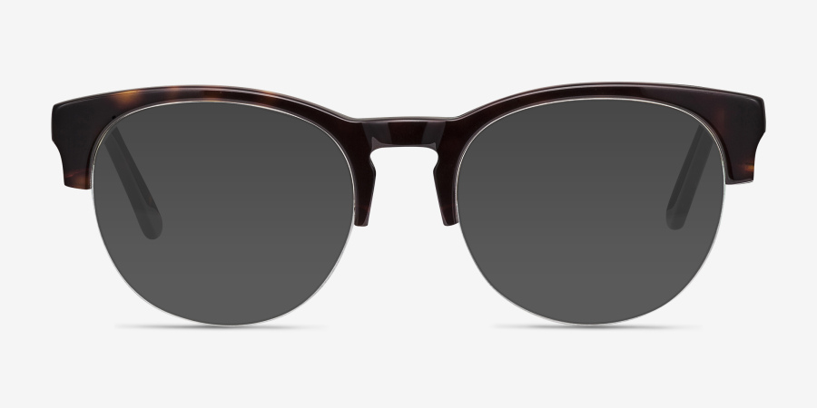 Zoot Round Tortoise Semi Rimless Eyeglasses | Eyebuydirect