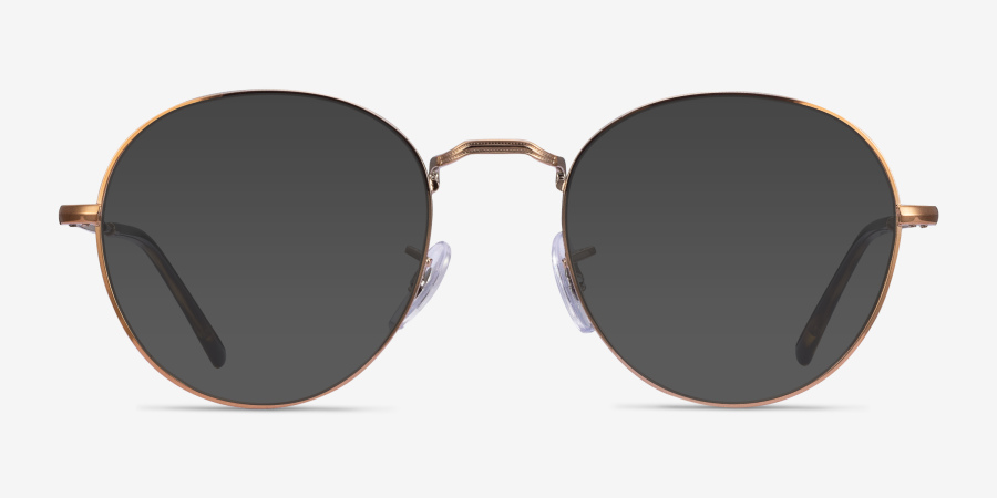 Ray-Ban RB3582V Round - Round Bronze Copper Frame Eyeglasses | Eyebuydirect