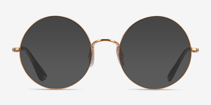 Ray-Ban RB6392 - Round Gold Frame Eyeglasses | Eyebuydirect