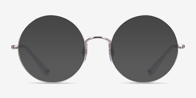 Ray-Ban RB6392 - Round Silver Frame Eyeglasses | Eyebuydirect