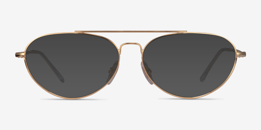 Ray-Ban RB6454 - Aviator Gold Frame Eyeglasses | Eyebuydirect Canada