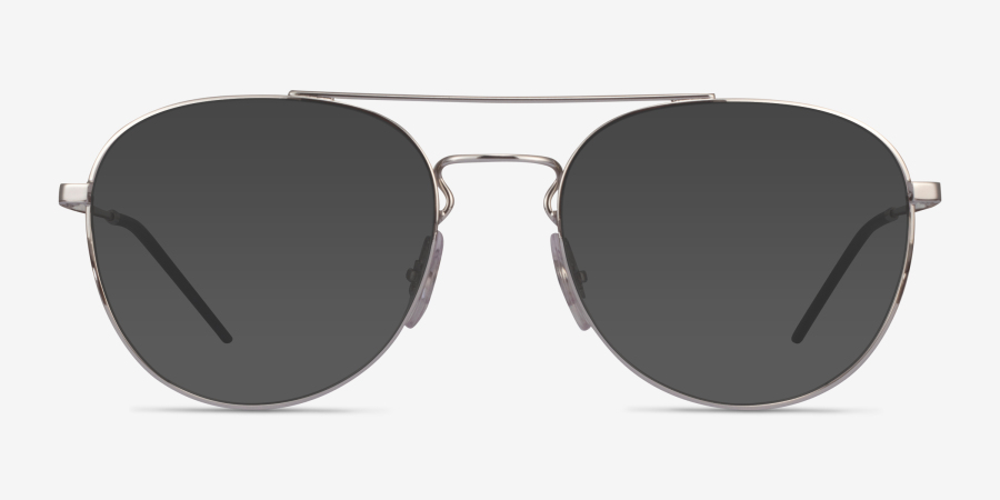 Ray-Ban RB6414 - Aviator Silver Frame Eyeglasses | Eyebuydirect