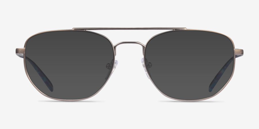 ARNETTE Layne - Aviator Shiny Brushed Gunmetal Frame Glasses For Women ...