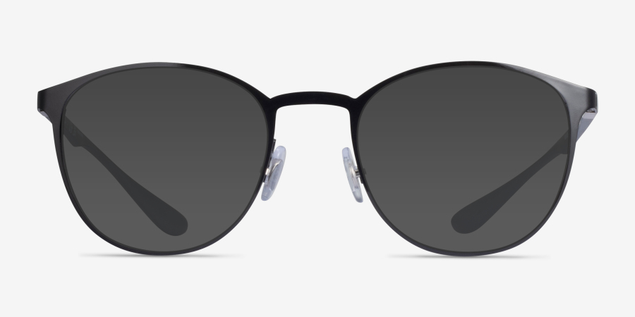 Ray-Ban RB6355 - Round Black Frame Eyeglasses | Eyebuydirect Canada