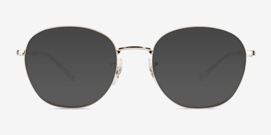 Ray-Ban RB6509 - Round Silver Frame Eyeglasses | Eyebuydirect