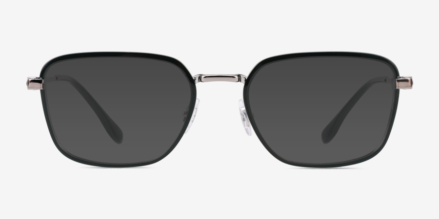 Ray-Ban RB6511 - Rectangle Green Gunmetal Frame Eyeglasses | Eyebuydirect