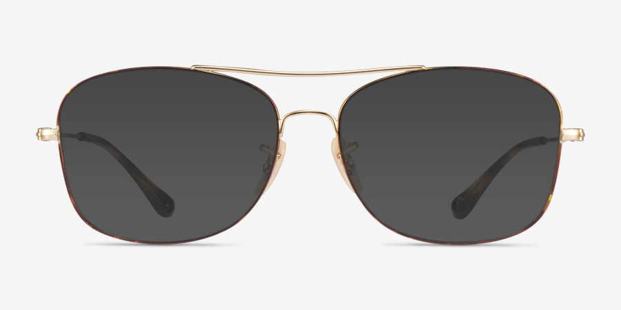 Ray-Ban RB6499 - Aviator Tortoise Gold Frame Eyeglasses | Eyebuydirect ...
