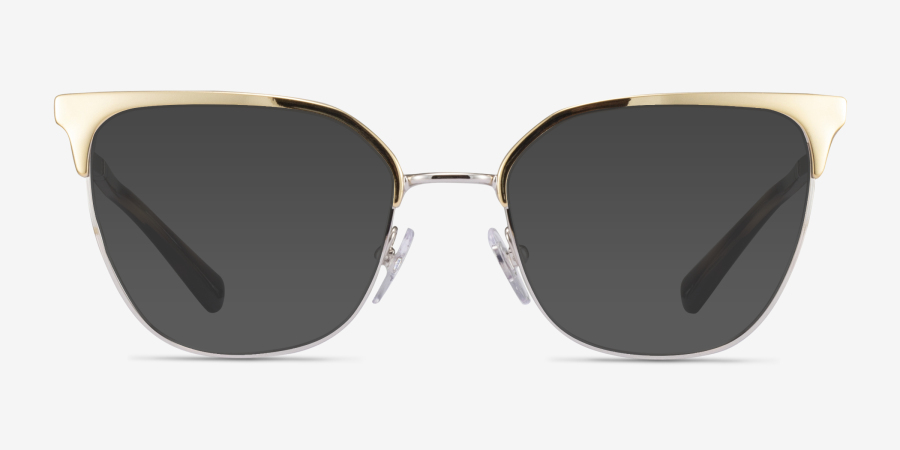 Vogue Eyewear VO4249 - Cat Eye Gold Silver Frame Glasses For Women ...