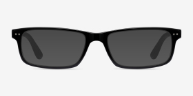 Ray-Ban RB5277 - Rectangle Black Frame Eyeglasses | Eyebuydirect