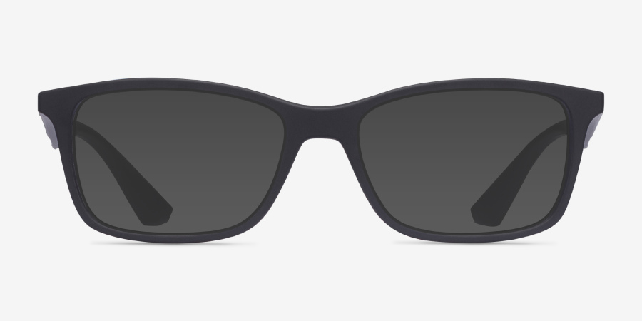 Ray-Ban RB7047 - Rectangle Black Frame Eyeglasses | Eyebuydirect Canada