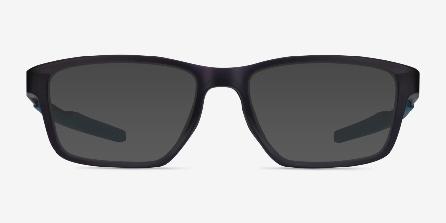 Oakley Metalink - Rectangle Satin Gray Smoke Frame Glasses For Men ...