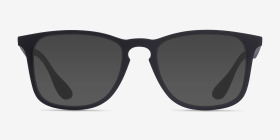 Ray-Ban RB7074 - Rectangle Black Frame Eyeglasses | Eyebuydirect