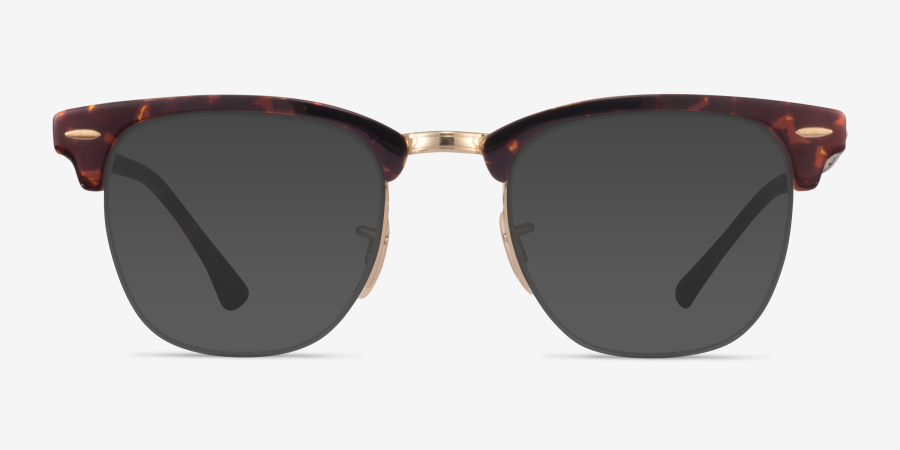 Ray-Ban RB3716VM - Browline Floral & Gold Frame Eyeglasses ...