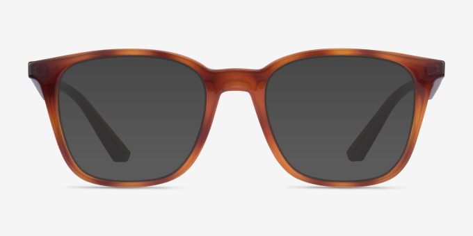 Ray-Ban RB7177 - Square Tortoise Brown Frame Eyeglasses | Eyebuydirect ...