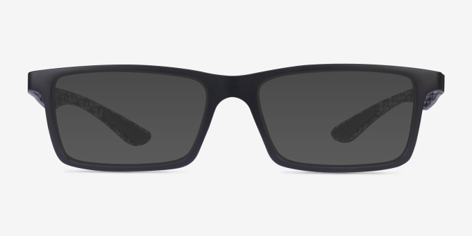 Ray-Ban RB8901 - Rectangle Black Frame Eyeglasses | Eyebuydirect