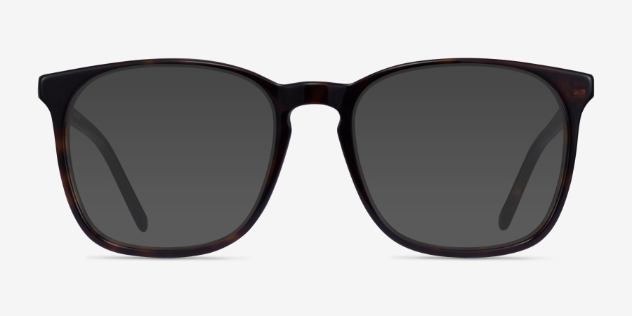 Ray-Ban RB5387 - Square Dark Tortoise Frame Eyeglasses | Eyebuydirect