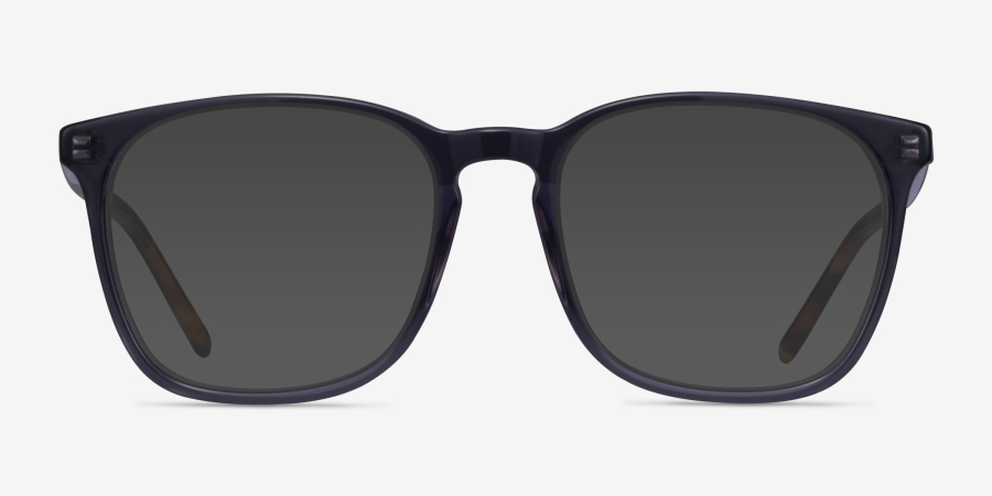 Ray-Ban RB5387 - Square Gray Frame Eyeglasses | Eyebuydirect