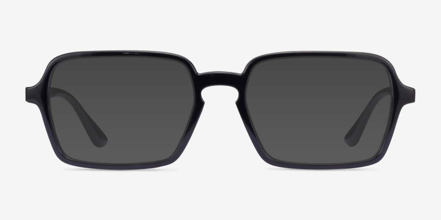 Ray-Ban RB7198 - Rectangle Black Frame Eyeglasses | Eyebuydirect Canada