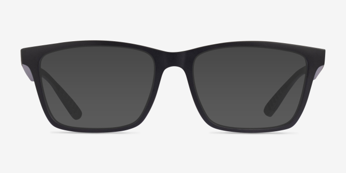 Ray-Ban RB7025 - Rectangle Matte Black Frame Eyeglasses | Eyebuydirect ...