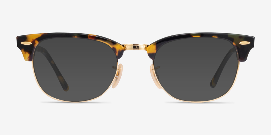 Ray-Ban RB5154 Clubmaster - Browline Yellow Tortoise Frame Eyeglasses ...