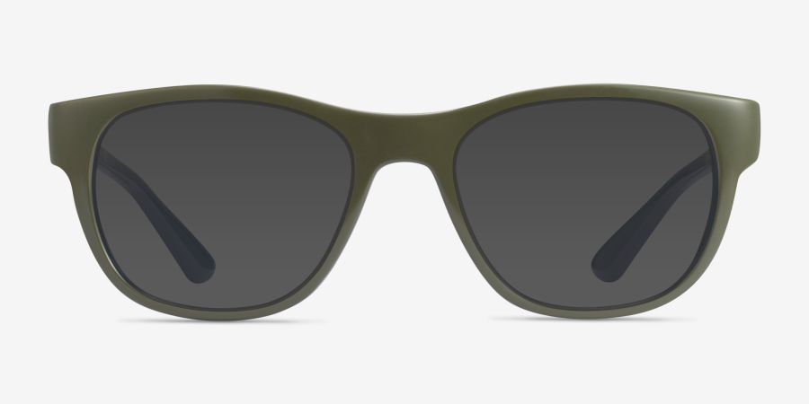 Ray-Ban RB7191 - Square Matte Green Frame Eyeglasses | Eyebuydirect Canada