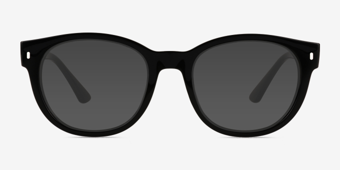 Ray-Ban RB7227 - Round Black Frame Eyeglasses | Eyebuydirect Canada