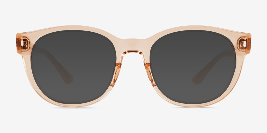 Ray-Ban RB7227 - Round Clear Brown Frame Eyeglasses | Eyebuydirect