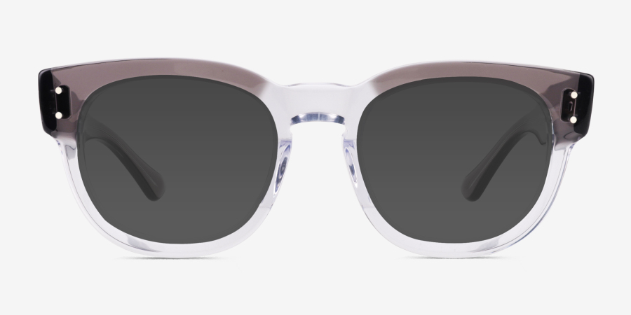 Ray-Ban RB0298V Mega Hawkeye - Wayfarer Gray Clear Frame Eyeglasses ...