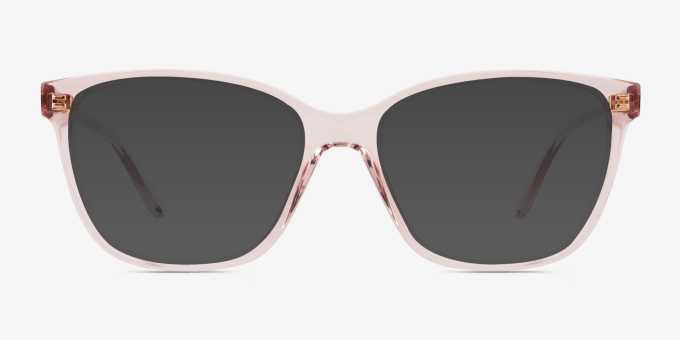 Vogue Eyewear VO5518 - Square Transparent Pink Frame Glasses For Women ...