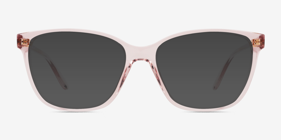 Vogue Eyewear VO5518 - Square Transparent Pink Frame Glasses For Women ...