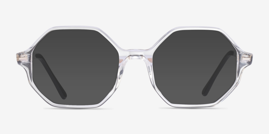 Ray-Ban RB5472 Britt - Square Clear Frame Eyeglasses | Eyebuydirect