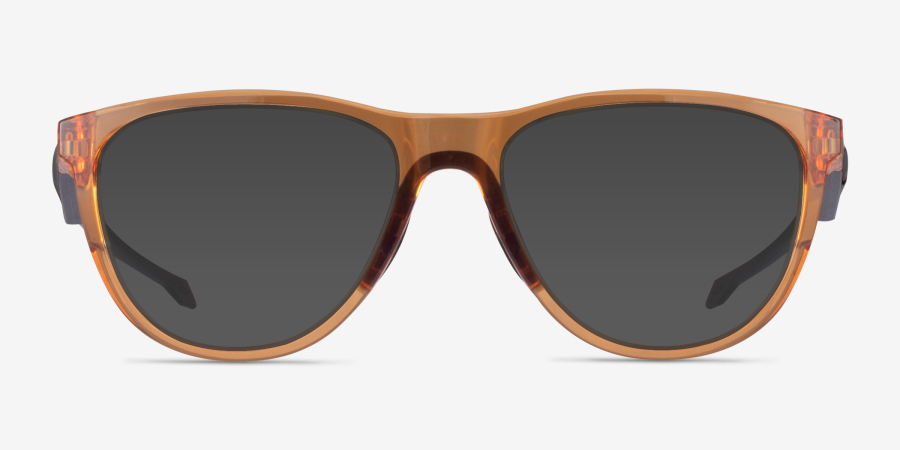 Oakley Admission - Oval Clear Orange Frame Eyeglasses | Eyebuydirect