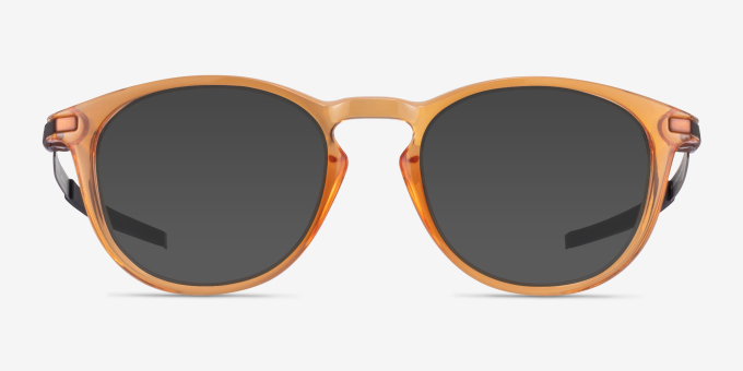 Oakley Pitchman R - Round Clear Orange Frame Eyeglasses | Eyebuydirect