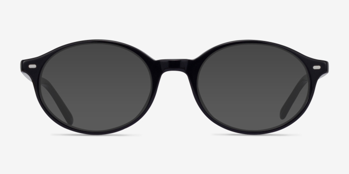 Ray-Ban RB5429 German - Oval Black Frame Eyeglasses | Eyebuydirect