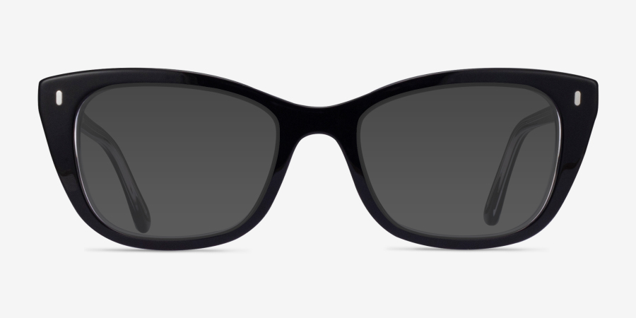 Ray-Ban RB5433 - Cat Eye Black Clear Frame Eyeglasses | Eyebuydirect