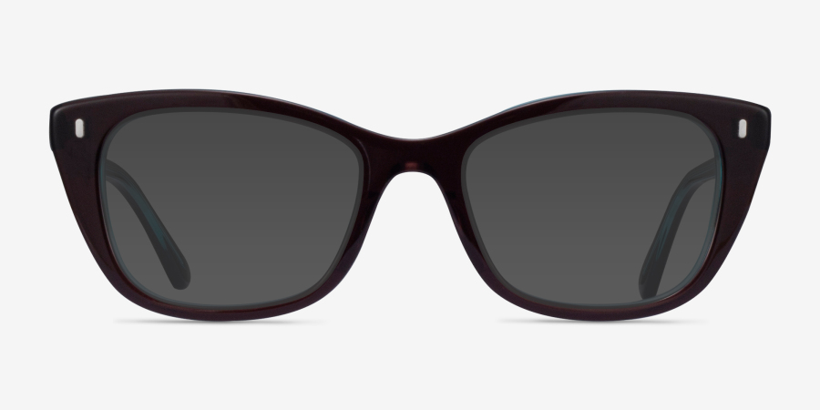 Ray-Ban RB5433 - Cat Eye Black Clear Green Frame Eyeglasses ...