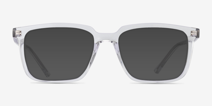 Ray-Ban RB7239 Alain - Square Clear Frame Eyeglasses | Eyebuydirect