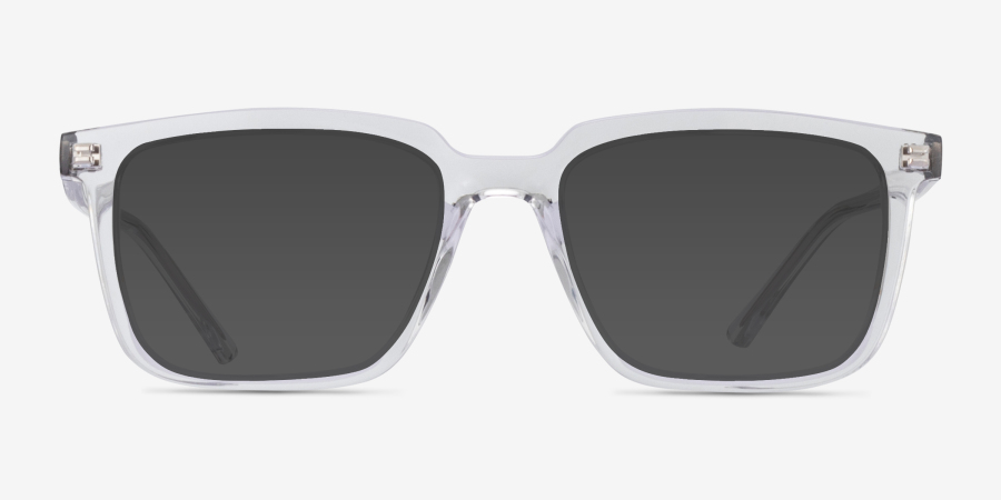 Ray-Ban RB7239 Alain - Square Clear Frame Eyeglasses | Eyebuydirect