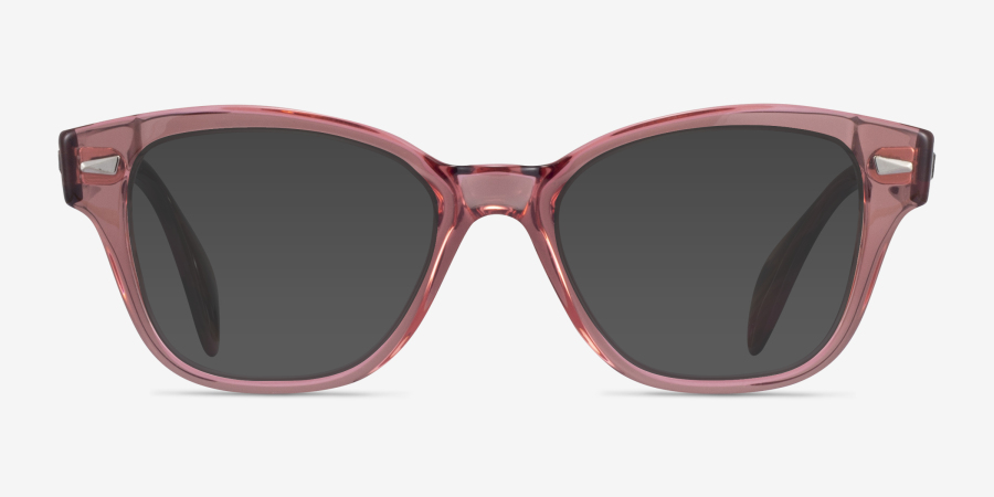 Ray-Ban RB0880 - Cat Eye Clear Pink Frame Glasses For Women | Eyebuydirect