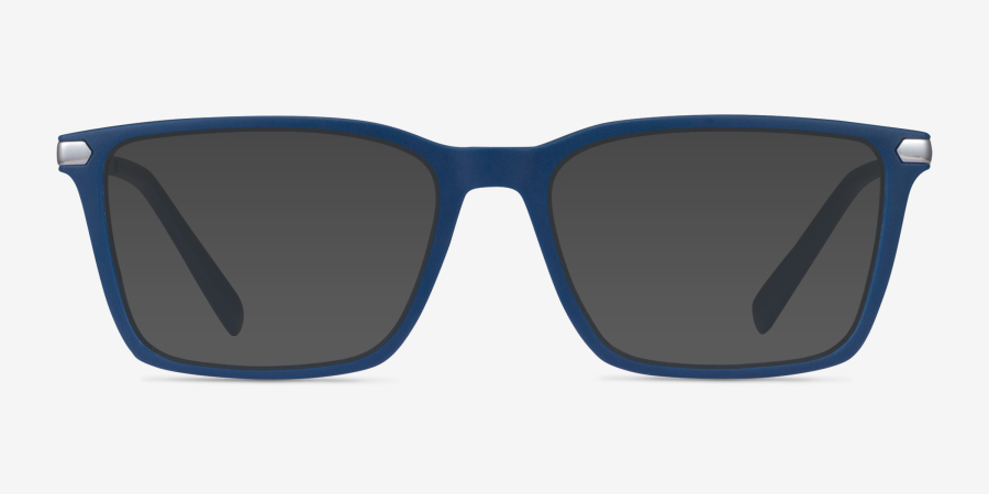 Armani Exchange AX3077 - Rectangle Matte Blue Frame Eyeglasses ...