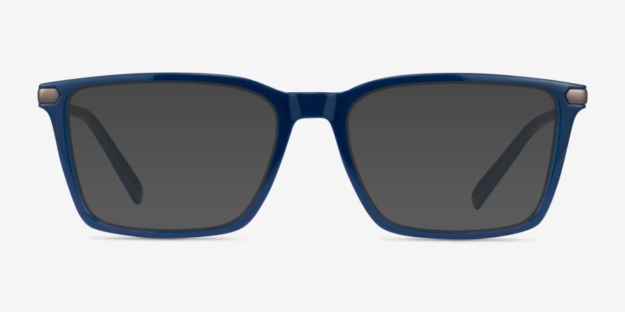 Armani Exchange AX3077 - Rectangle Blue Frame Eyeglasses | Eyebuydirect
