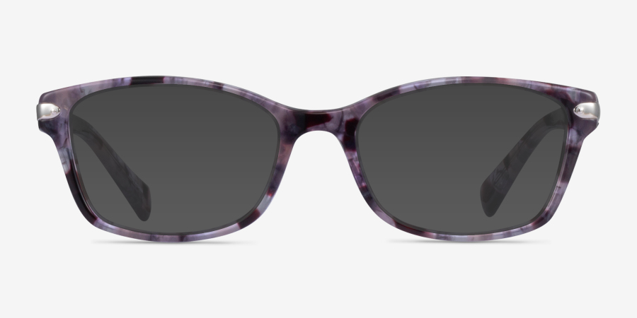 Coach HC6065 - Cat Eye Purple Tortoise Frame Glasses For Women ...