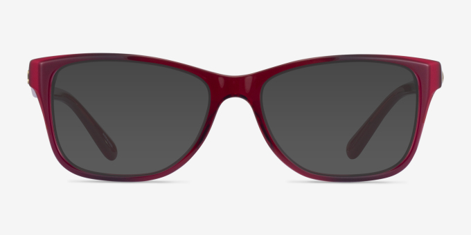Coach HC6129 - Cat Eye Burgundy Red Frame Glasses For Women | Eyebuydirect