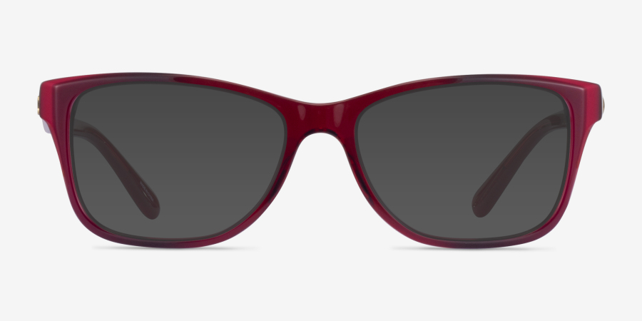 Coach HC6129 - Cat Eye Burgundy Red Frame Glasses For Women | Eyebuydirect
