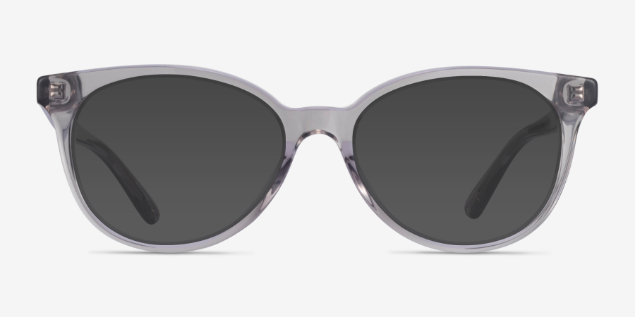 Coach HC6138U - Cat Eye Transparent Gray Frame Eyeglasses ...