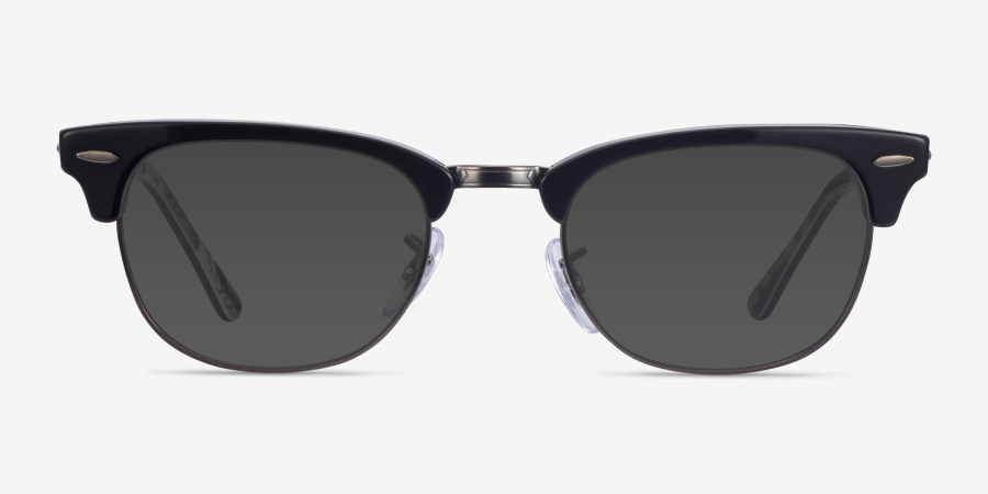 Ray-Ban RB5154 Clubmaster - Browline Black Multicolor Frame Eyeglasses ...