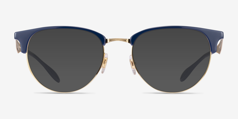 Ray-Ban RB6396 - Browline Blue Gold Frame Eyeglasses | Eyebuydirect Canada