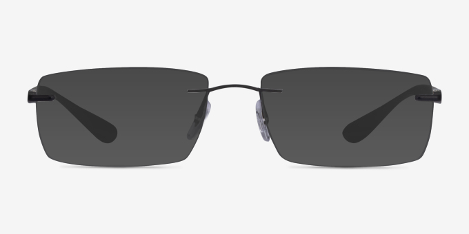 Ray-Ban RB8724 - Rectangle Black Frame Eyeglasses | Eyebuydirect Canada